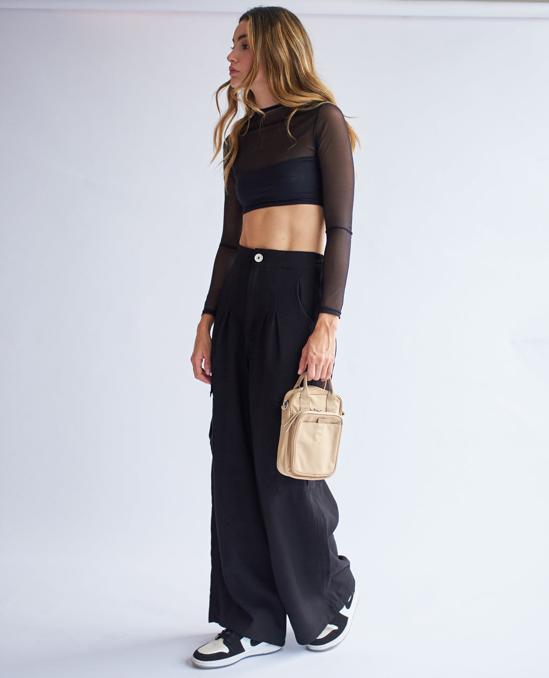 BLACK MESH TOP – Urban Rock